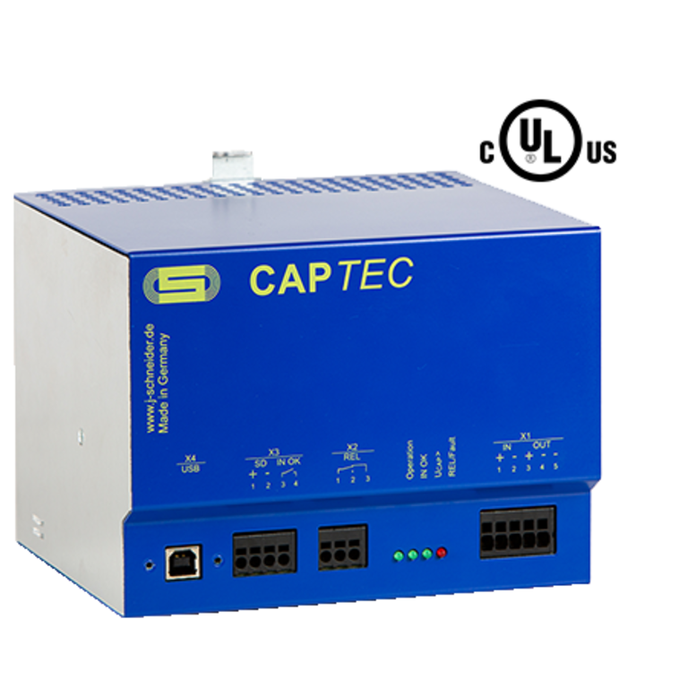 CAPTEC 2410 - DC UPS with ultra capacitors - J.Schneider