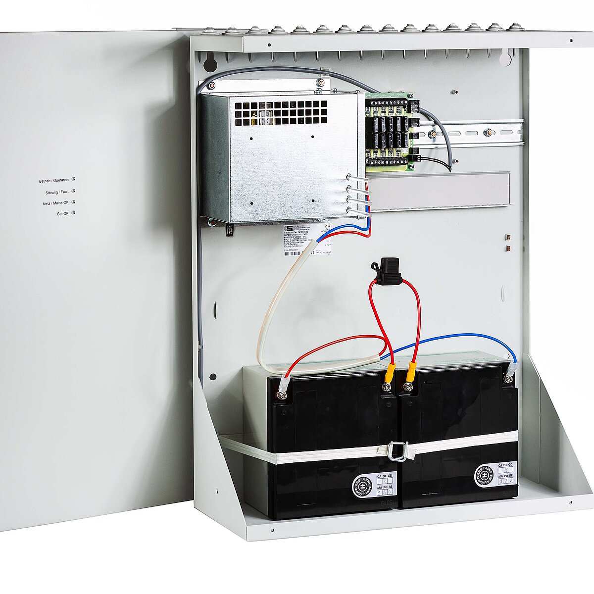 AKKUTEC 2412 C - DC UPS in wall-mounted housing without battery - J ...